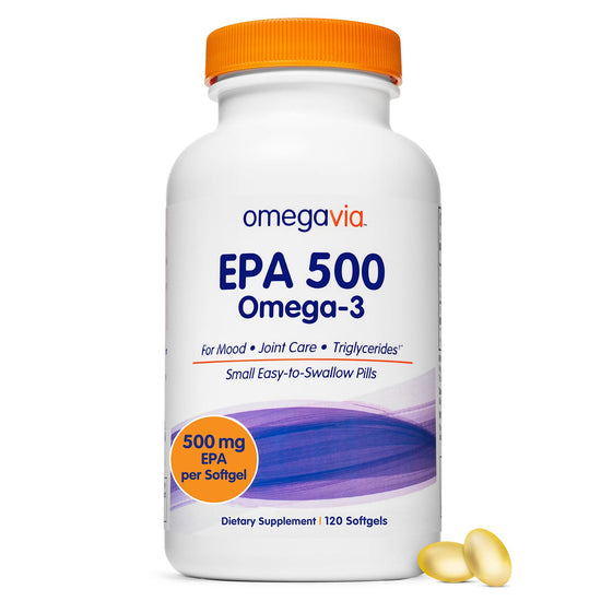 EPA 500 Fish Oil Supplement | High-EPA Omega-3 - OmegaVia