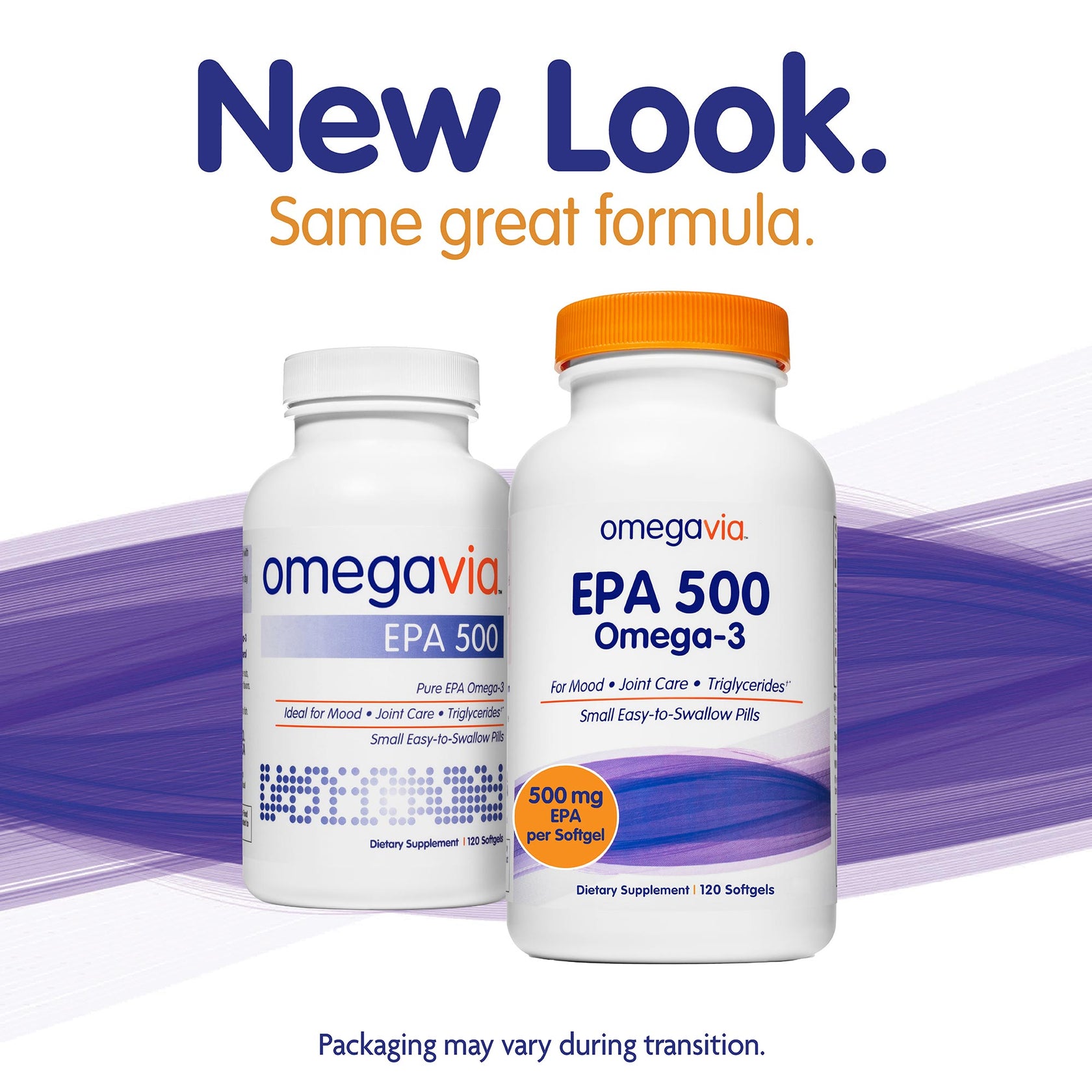 EPA 500 Fish Oil Supplement | High-EPA Omega-3 - OmegaVia