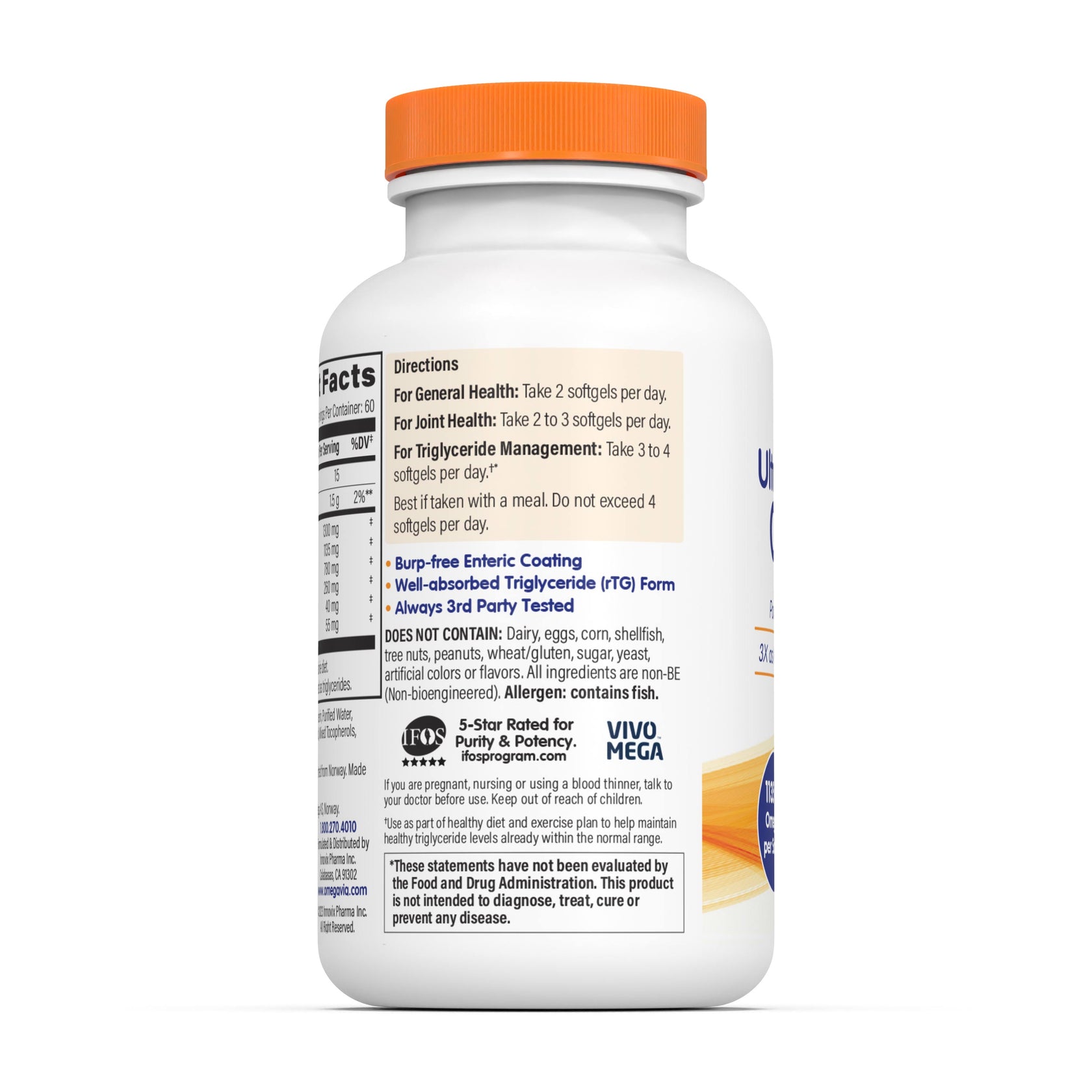 Ultra Concentrated Omega-3 – OmegaVia